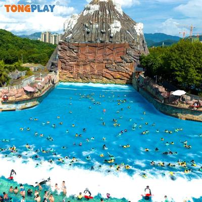 China Fiberglass Hot Dip Galvanizing Wave Pool Machine for Outdoor Entertainment Wave Maker for sale