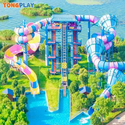 China Escorregador de Água Comercial e Equipamentos para Parques Aquáticos com Capacidade Máxima de 500kg, Construção em Aço e Garantia de 12 Meses à venda