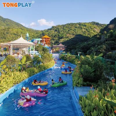 China Eco-friendly Commercial Lazy River Water Park Equipment with 500kg Capacity for 10+ Passengers for sale