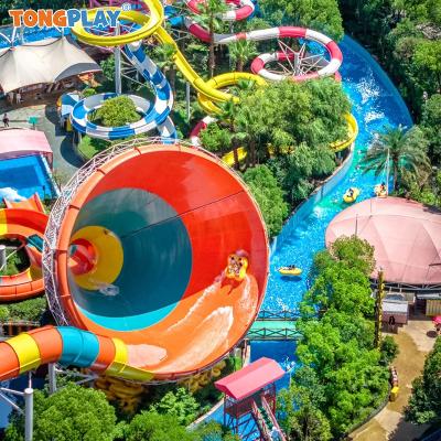 China Escorrega aquático comercial ecológico com simulador de surf e piscina de ondas para entretenimento ao ar livre à venda