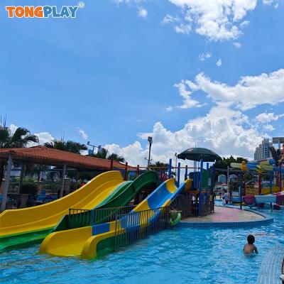 China Fiberglass Water Slide with Customized Sizes and Eco-friendly Design for Aqua Parks for sale