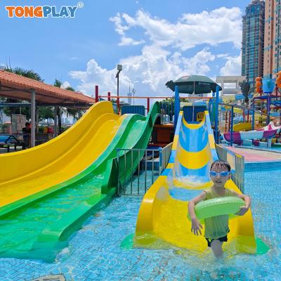China Eco-Friendly Fiberglass Water Slide with Customized Color and >500kg Max Capacity for Commercial Aqua Parks for sale