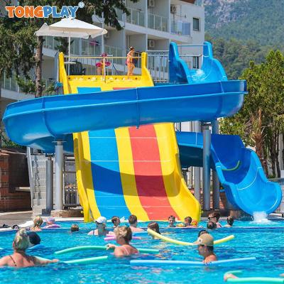 China Amusement Park Products Water Play Equipment Electric Fiberglass Slide Water Adults Theme Park Rides for sale