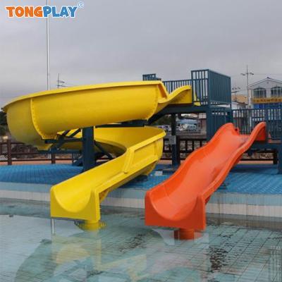 China Commercial Fiberglass Water Park Slides Popular Outdoor Swimming Pool Slides for Hotel, Resort for sale