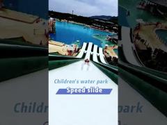 43m2 -78m2 équipement du parc de jeux en fibre de verre toboggan