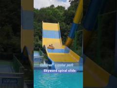 New Design Pool Water Park Fiberglass Swimming Pool and Aqua Park Combination Slide for Swimming Pool