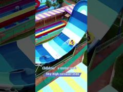 High Quality Hot Selling Two-color Large Horn Stimulating Size Customization Service Amusement Equipment Water Playground