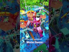 Swim Slide Playground Outdoor Aquatic Park Fiberglass Water Slide Custom Design for Water Park