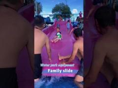 Outdoor Entertainment Water Park Equipment Swimming Pool Fiberglass Tube Slides for Sale