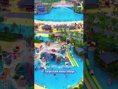 Factory Direct Sales Short Track Slide of High Quality Water World Amusement Equipment Outdoor Water Playground