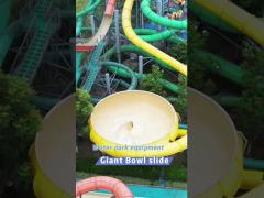 Double Slide Freefall Aqua Playground Customized Speed Splash Water Park