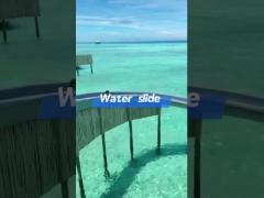 swimming pool slide