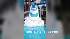 Fiberglass Spiral Water Slide For Your Park