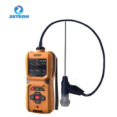 China Anti Leak Ms600-Fg2 Lcd Portable Flue Gas Analyzer For Residential Furnace for sale