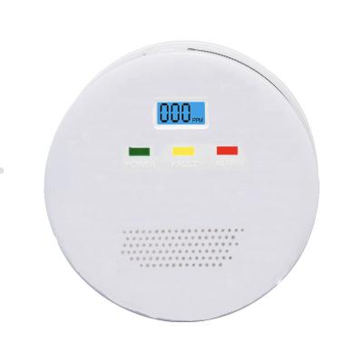 China 0-999ppm ABS Smart Carbon Monoxide Alarm , CO Gas Leak Detector With LCD Display for sale