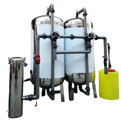 China Modular Automatic River Water Filtration System Water Production 8T/H for sale