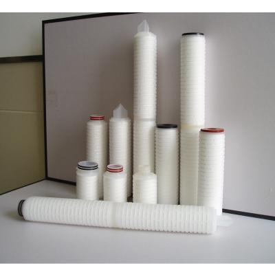 China Hot Melt PP Cartridge Folded Carbon Filter Element For Pure Water Filtration for sale