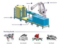 China Palletizer System Palletizer Machine System With Parallel Manipulator for sale