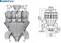 China 14 Head Pasta Multihead Weigher Machine With 7