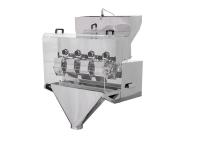 China 0.5L Hopper Mini 4 Heads Linear Weigher Machine Pipe Type for sale