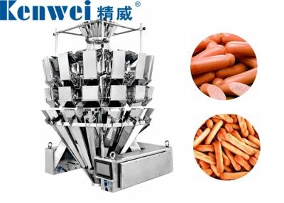 Cina Pesatore capo di 30P/M 10 Multihead per la pesatura dei prodotti a forma di del bastone in vendita