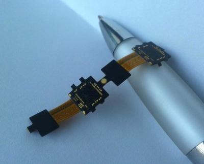 China Multilayer 4layer Rigid Flex PCB with Black Soldermask Flex Rigid PCB Manufacturer for sale