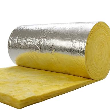 China Eco-Friendly Insulation Glass Wool Blanket with FSK Facing | Green Light Steel Structure Roof Insulation for sale