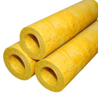 Quality High Temperature Insulation Glass Wool Pipe Section Class A Industrial Pipe Insulation for sale
