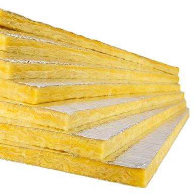 China Insulation Glass Wool Board With FSK Facing HVAC Duct Wrap Insulation for sale