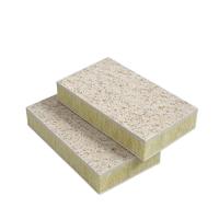 China Prefabricated Rock Wool Insulation-Decorative Integrated Panel for sale