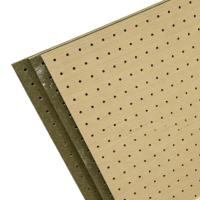 China Interior Acoustic Perforated Panel Rock Fiber Panel Class A Non Combustible for sale