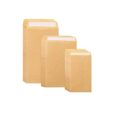 China Self-Adhesive Offset Printing Packaging Kraft Paper Envelope For Mailing and Posting for sale