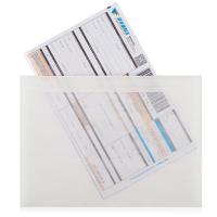 China Biodegradable Invoice Enclosed Envelope Translucent Packing List Enclosed Pouches for sale