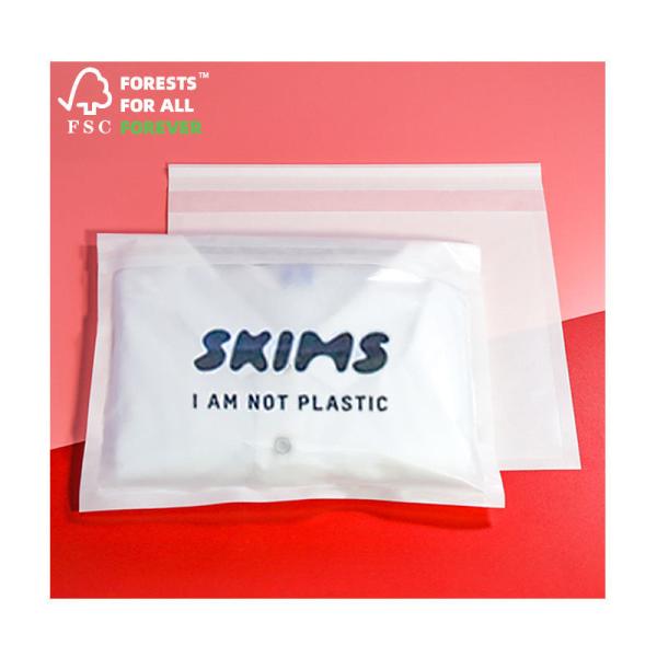 Quality Biodegradable Glassine Paper Bag Eco Friendly Self Seal Glassine Bags Recyclable for sale