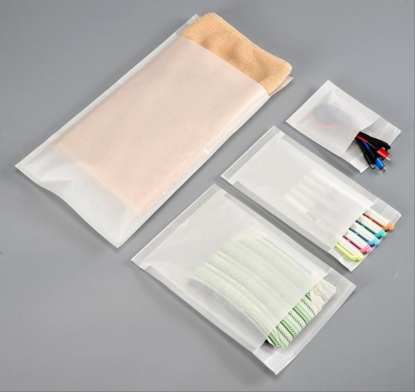 Quality Smooth Biodegradable Glassine Bags Customized Glassine Bags For Clothing for sale