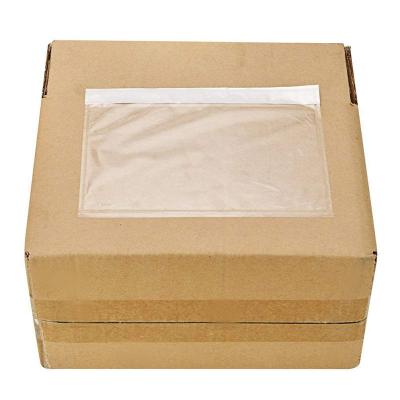 China Top Loading Shipping Label Envelopes Pouches Tear Resistant Invoice Enclosed Envelopes Dustproof for sale