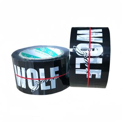 China Waterproof Custom Carton Sealing Tape Single Sided BOPP Printed Tape With Logo for sale