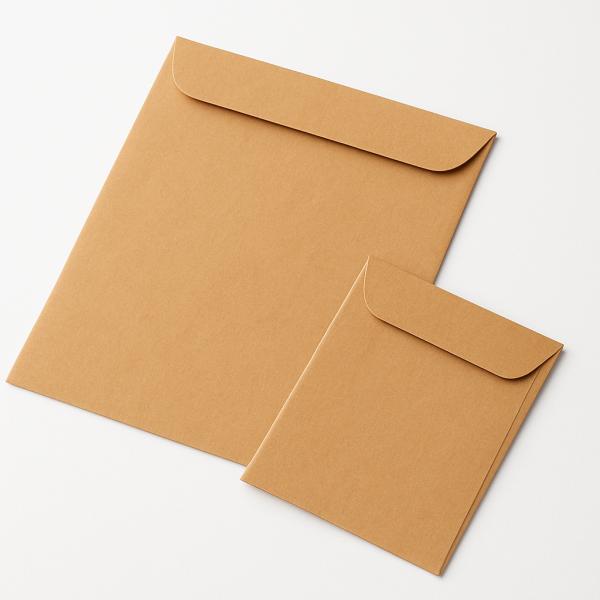 Quality Custom Logo Kraft Paper Envelope Gold Envelope For Shipping , Packaging And Mailing for sale