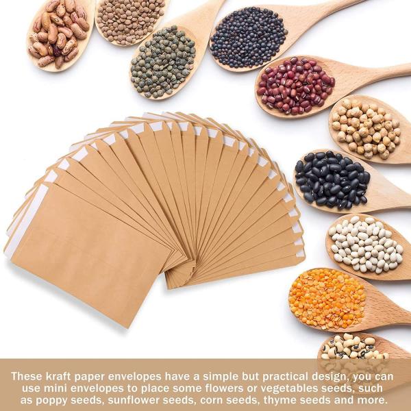 Quality Lightweight Kraft Brown Envelopes Self Adhesive Mini Kraft Envelopes With Gummed for sale