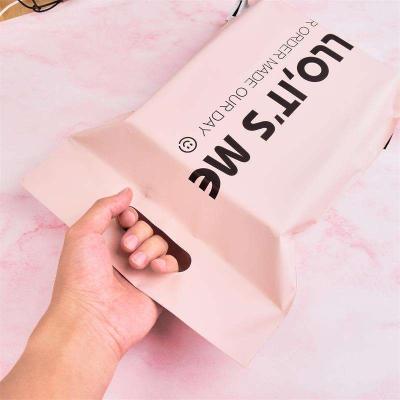 China Strong Adhesive Custom Poly Mailer Bag Soft Poly Mailer With Handle for sale