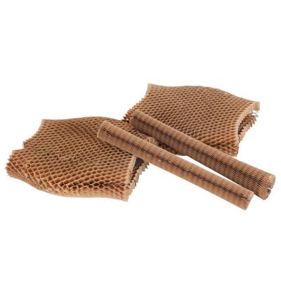 China Eco Honeycomb Paper Sleeve Degradable Honeycomb Paper Rolls Anti Collision For Protective Fragile Goods for sale