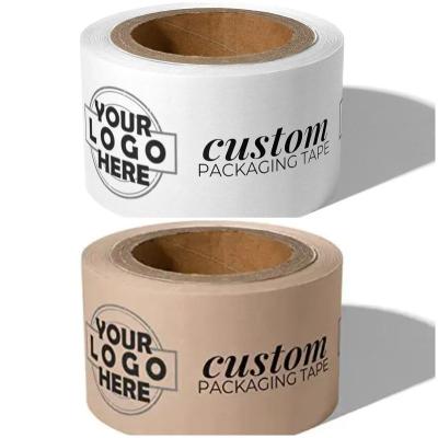 China ODM OEM Custom Water Activated Packing Tape Self Adhesive Kraft Paper Packing Tape for sale