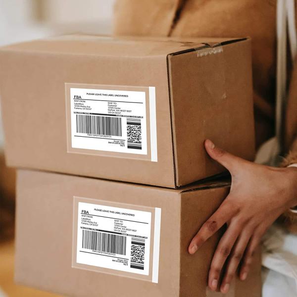 Quality Customized Shipping Label Sleeves Top Loading Shipping Label Pouches With Self for sale