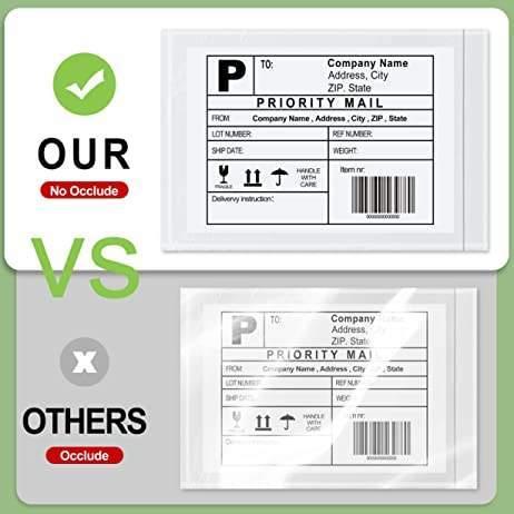 Quality Self Adhesive Shipping Label Envelope Pouches Custom Printed Packing List for sale