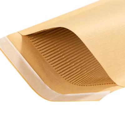 China Custom Logo Print Paper Padded Mailer Shockproof Honeycomb Paper Mailer Biodegradable for sale