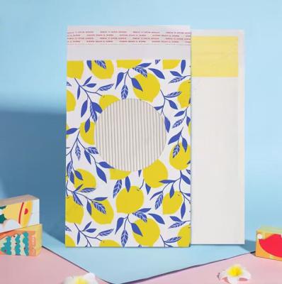 China Biodegradable White Kraft Mailers Corrugated Padded Mailer Envelope Custom Logo for sale