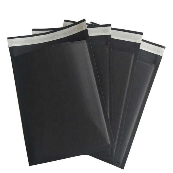 Quality Lightweight Biodegradable Padded Mailers Fully Black Compostable Padded Mailers for sale