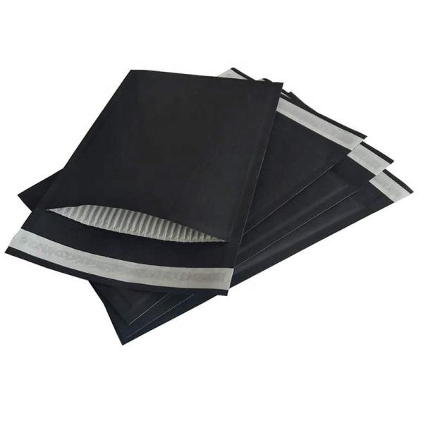 Quality Lightweight Biodegradable Padded Mailers Fully Black Compostable Padded Mailers for sale
