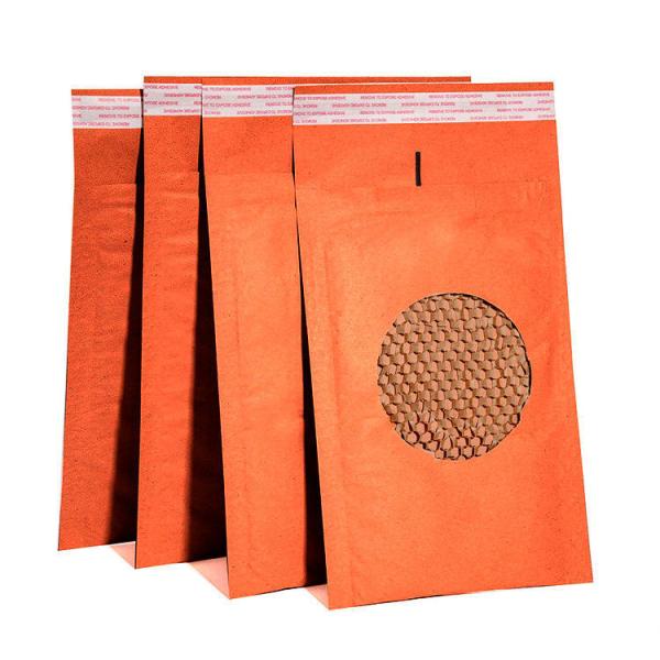 Quality Eco friendly Paper Padded Mailer Customized Honeycomb Padded Mailer Biodegradabl for sale