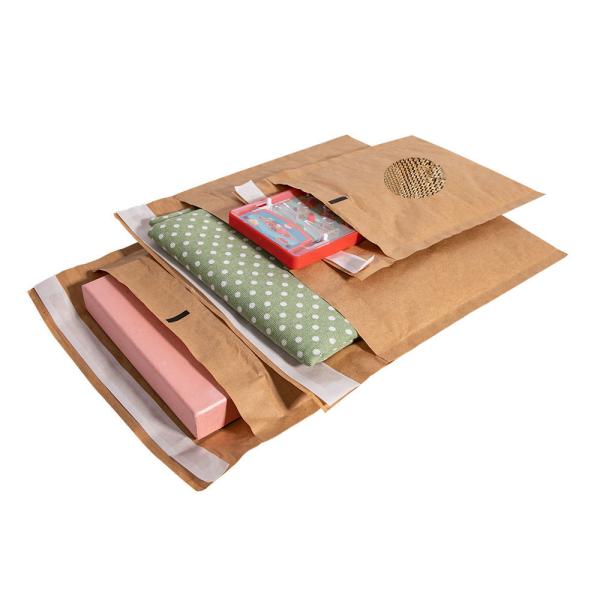 Quality Honeycomb Structure Paper Padded Mailer Recyclable Custom Padded Envelopes for sale
